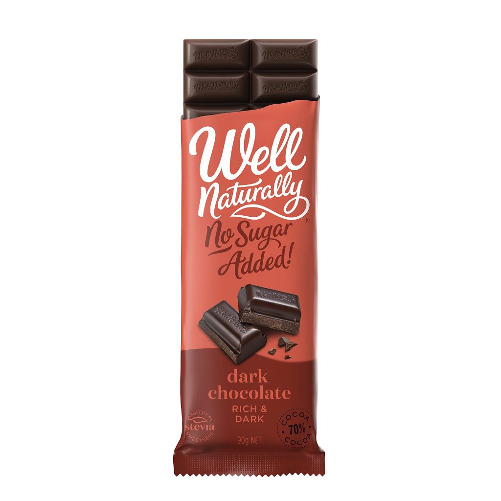 Socola đen không đường Well Naturally Dark Chocolate Bar 90g - HUDO ...