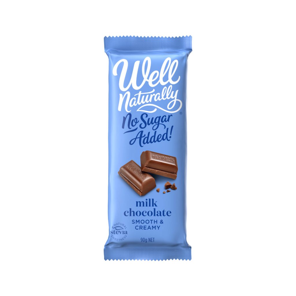 Socola đen không đường Well Naturally Milk Chocolate Smooth & Creamy ...